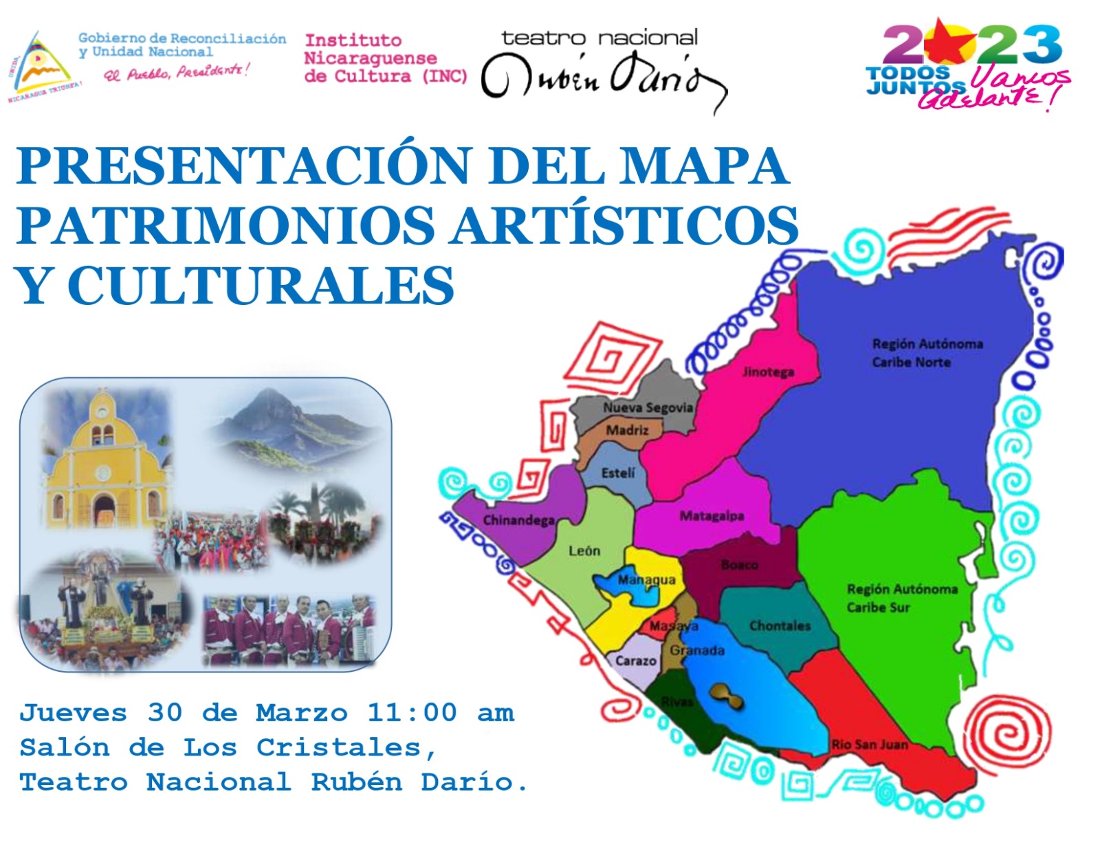 Presentación del Mapa PATRIMONIOS ARTISTICOS Y CULTURALES. – INC