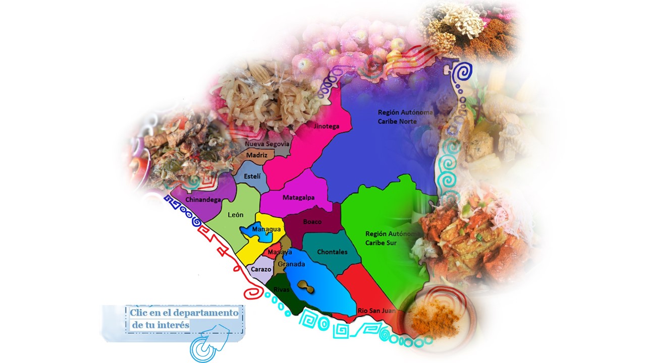 MAPA DE LA GASTRONOMÍA TRADICIONAL DE NICARAGUA – INC